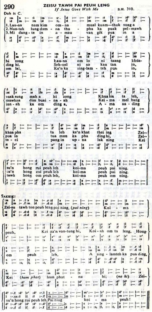 Zeisu Tawh Pai Peuh Leng (If Jesu Goes With Me) » Labu Saal