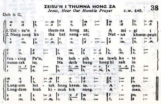Zeisu’n I Thumna Hong Za (Jesus, Hear Our Humble Prayer) » Labu Saal