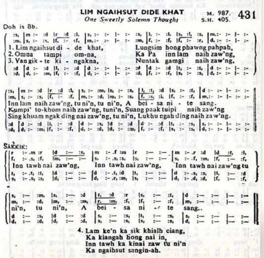 Lim Ngaihsut Dide Khat (One Sweetly Solemn Thought) » Labu Saal