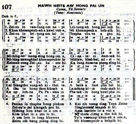 Mawh Neite Aw Hong Pai Un (Come, Ye Sinners) » Labu Saal