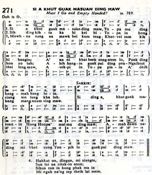 Si A Khut Guak Masuan Ding Maw (Must I Go and Empty Handed) » Labu Saal