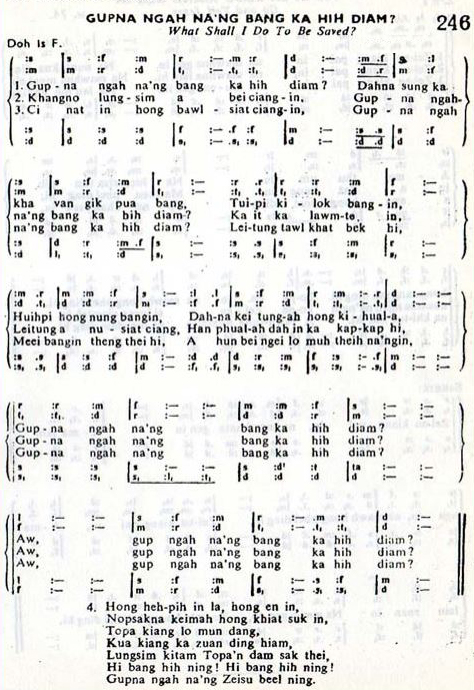 Gupna Ngah Na’ng Bang Ka Hih Diam? (What Shall I Do To Be Saved ...
